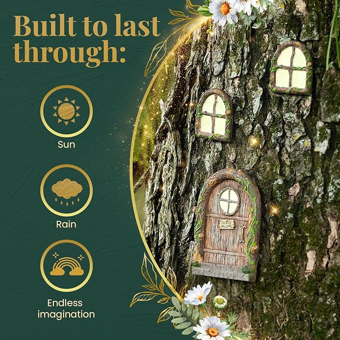 Fairy Doors for Trees, Fairy Door, Fairy Garden, Fairy House Kit, Fair ...